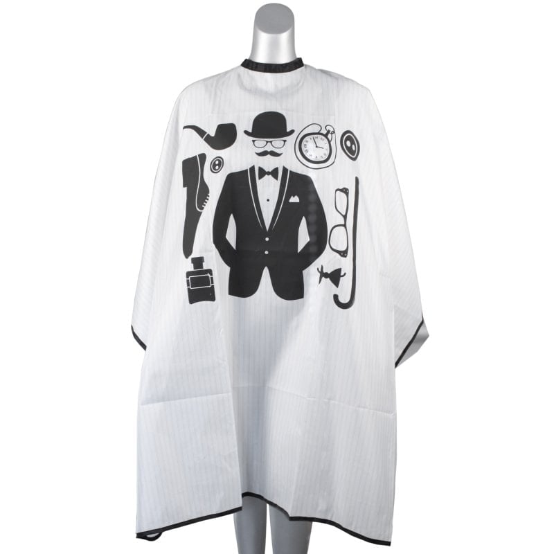 Men’s Gentleman’s Cape Polyester Striped, Studs – Zooz